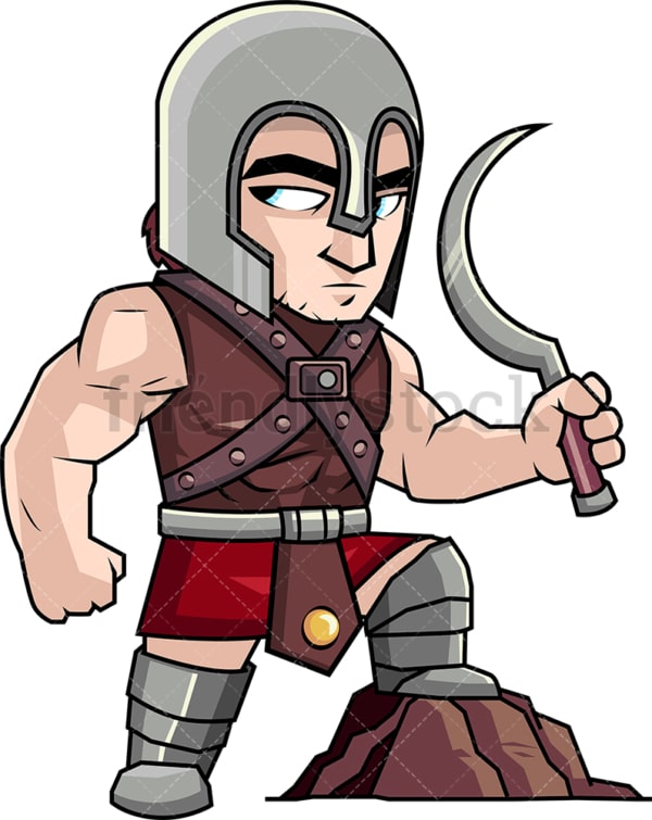 Gladiators Collection Cartoon Vector Clipart - FriendlyStock