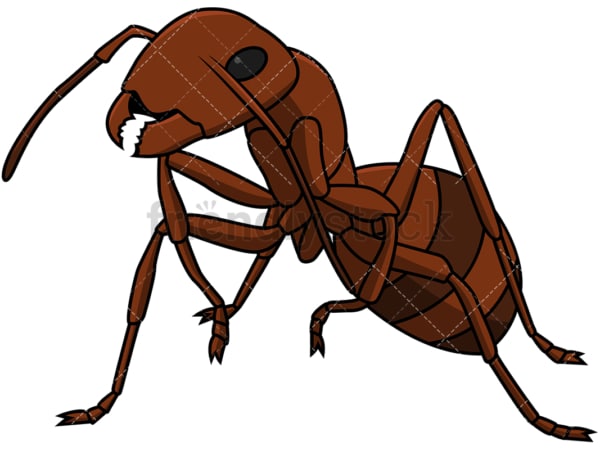 Dead Ant Cartoon Vector Clipart - FriendlyStock