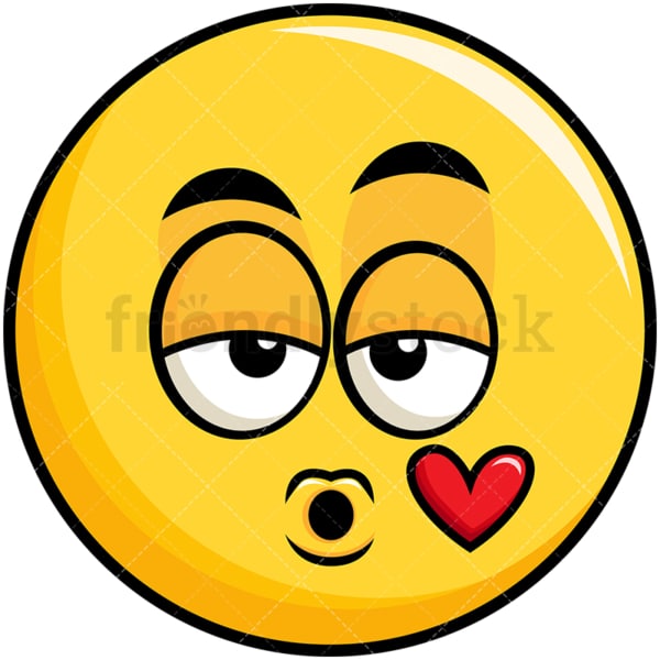 Beaten Up Yellow Smiley Emoji Cartoon Vector Clipart - FriendlyStock