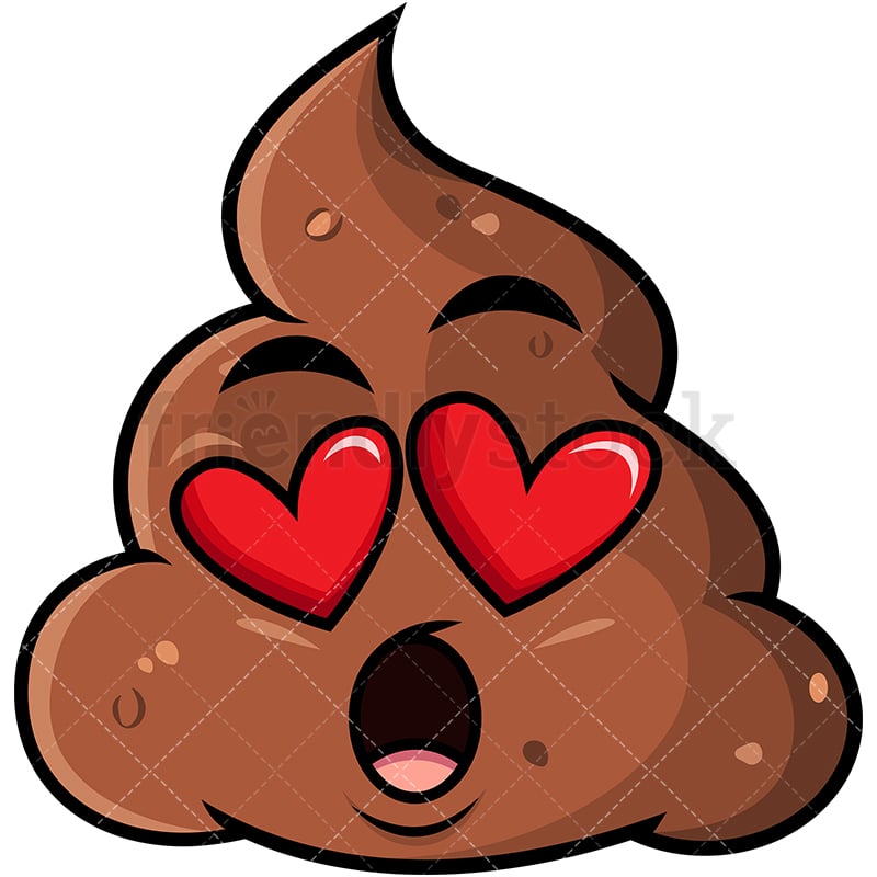 Sleeping Poop Emoji Cartoon Vector Clipart - FriendlyStock