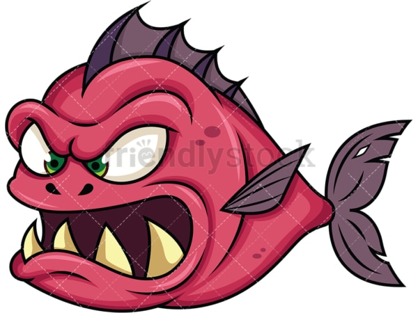 Sea Monster Cartoon Vector Clipart - FriendlyStock