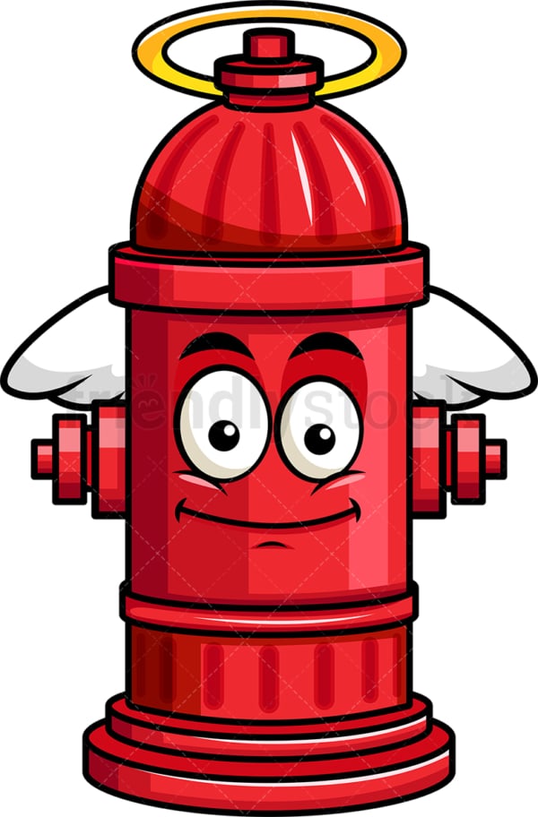 Disgusted Fire Hydrant Emoji Cartoon Vector Clipart - FriendlyStock
