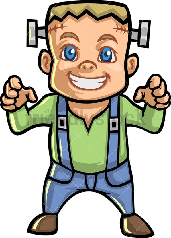 Crying Scared Little Boy Vampire Cartoon Clipart Vector - FriendlyStock