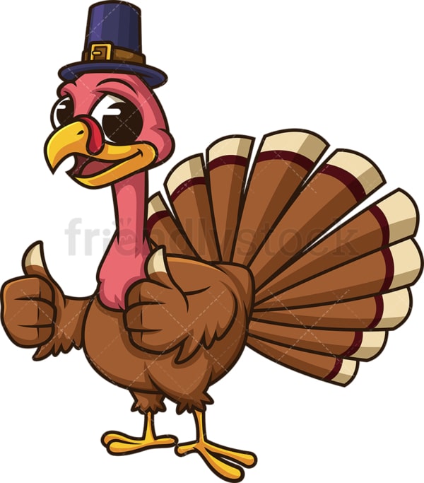 Dead Turkey Cartoon Clipart Vector - FriendlyStock