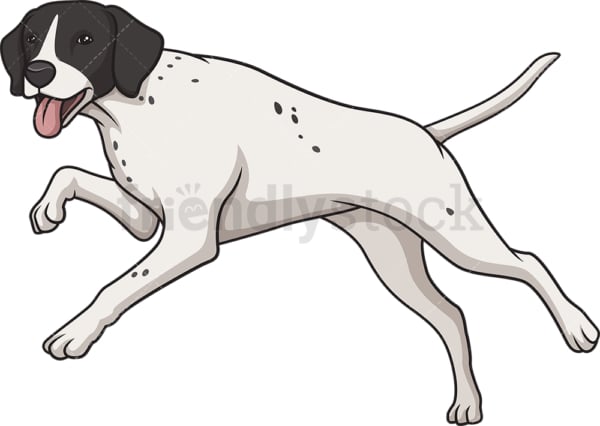 Cartoon Pointer Dogs Clipart Vector Collection - FriendlyStock