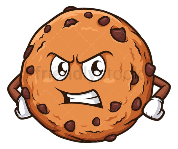 Tough Cookie Cartoon Clipart Vector - FriendlyStock