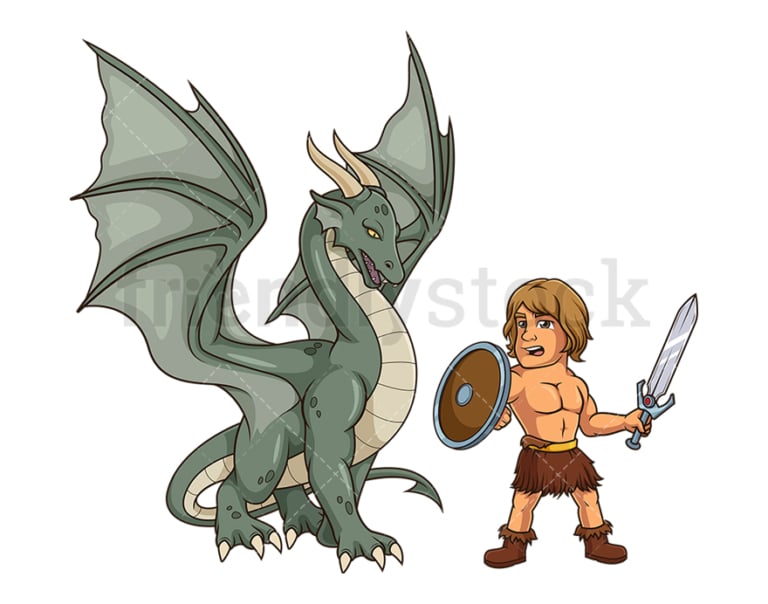 Grendel Cartoon Clipart Vector - FriendlyStock